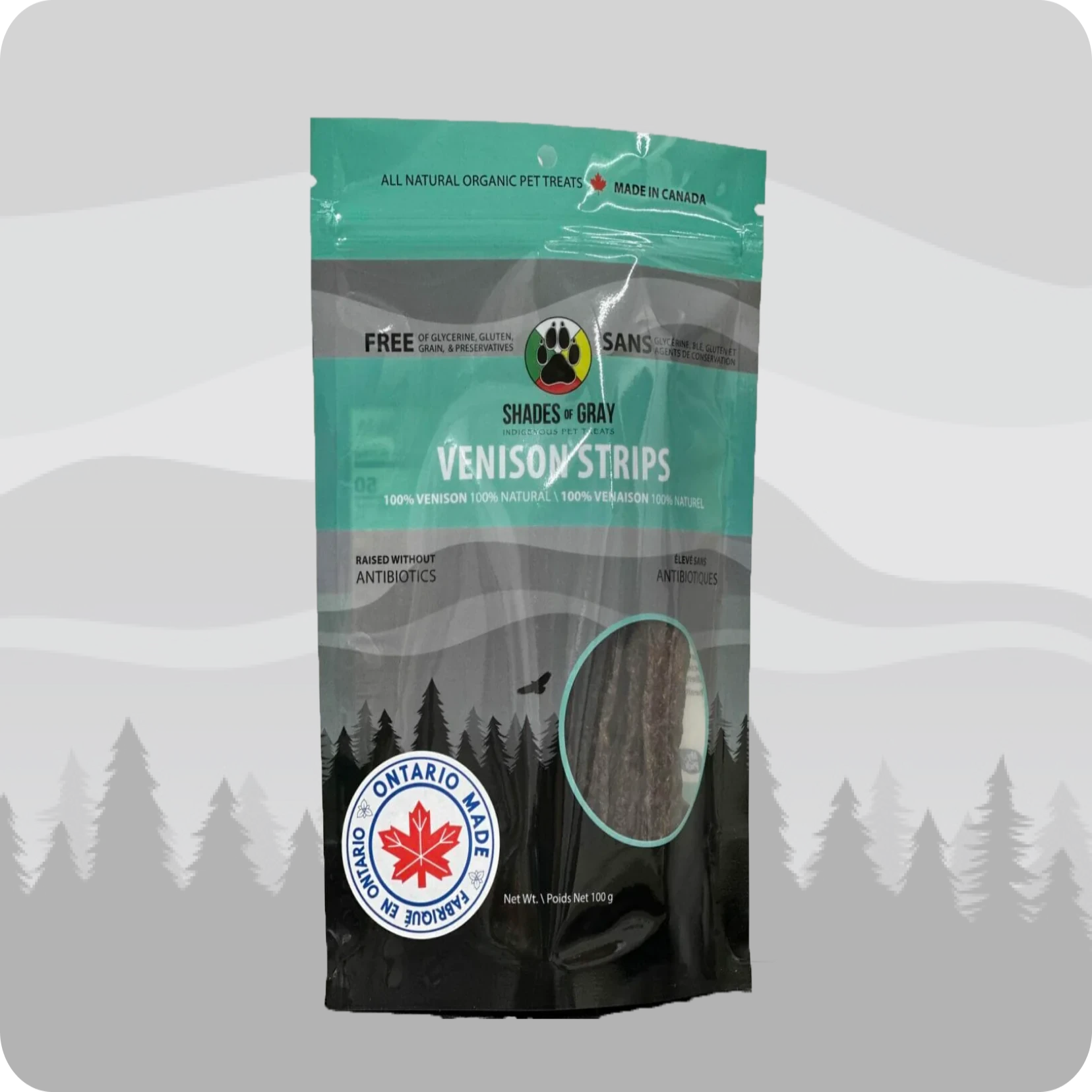 Shades Of Gray-Venison Strip Pet Treats | LeMonstre | Le Monstre